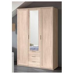 Kleiderschrank WIMEX "Nadja" Schränke Gr. B: 135cm, 3 St., braun (struktureichefarben hell)