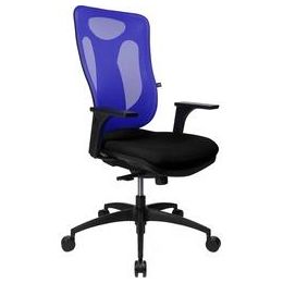 Bürostuhl Topstar "Net Pro 100" Stühle blau (schwarz/dunkelblau)