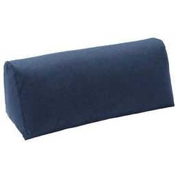 Müllermöbel Polsterauflage MÜLLER SMALL LIVING "Rückenkissen (rund) für Stapelliege" Polsterauflagen Gr. Flachgewebe CATANIA, blau (tintenblau 72) Baby Bett-Zubehör Polsterauflage Sofa-Zubehör