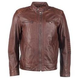 Bikerjacke JCC "Alurave" Gr. 50, braun (tan) Herren Jacken