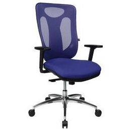 Bürostuhl Topstar "Sitness Net Pro 100" Stühle blau (blau/dunkelblau)