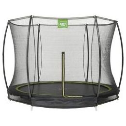 Gartentrampolin EXIT "Silhouette Ground" Trampoline Gr. Ø 305cm, schwarz Kinder