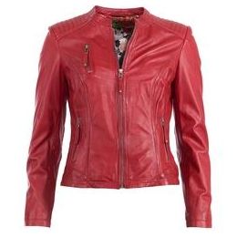 Bikerjacke JCC "12530" Gr. 38, rot Damen Jacken