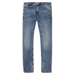 Tom Tailor DENIM Herren Piers Slim Jeans, blau, Logo Print, Gr. 36/32