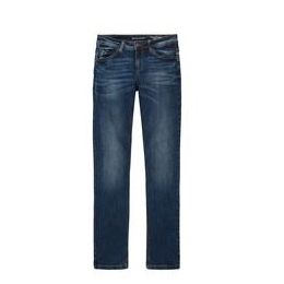 Tom Tailor Damen Alexa Straight Jeans mit Bio-Baumwolle, blau, Uni, Gr. 26/30