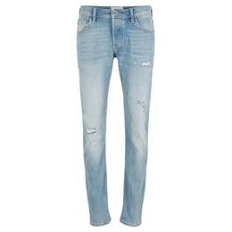 Tom Tailor DENIM Herren Piers Slim Jeans, blau, Uni, Gr. 29/34
