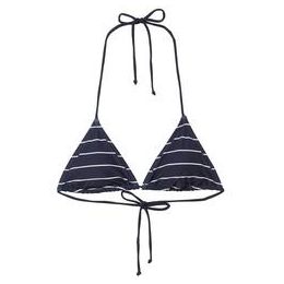 Tom Tailor Damen Gestreiftes Bikini-Top, blau, Streifenmuster, Gr. 36