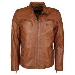 Lederjacke JCC "Macadam" Gr. XL, braun (dark cognac) Herren Jacken