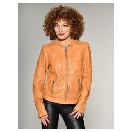 Lederjacke Maze "Grenada" Gr. M, braun (cognac) Damen Jacken