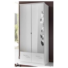 Kleiderschrank WIMEX "Imago" Schränke Gr. B/H/T: 90cm x 199cm x 58cm, mit Schubkästen, 2 St., weiß