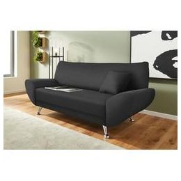 2-Sitzer Inosign "Saltare" Sofas Gr. B/H/T: 174cm x 78cm x 82cm, Kunstleder SOFTLUX, schwarz