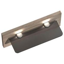 Ablageelement Wiemann "Meran" Regale Gr. B/H/T: 40 cm x 20 cm x 12 cm, Mit LED-Beleuchtung, beige (eiche, sägerau) wahlweise mit LED-Beleuchtung