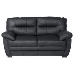 2-Sitzer COTTA "Royale" Sofas Gr. B/H/T: 160cm x 86cm x 90cm, NaturLEDER, schwarz