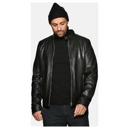 Bikerjacke JCC "31020355" Gr. 58, schwarz Herren Jacken