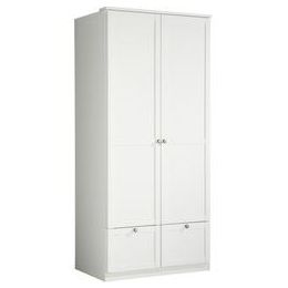 Kleiderschrank wimex "Filou" Schränke Gr. B/H/T: 90cm x 198cm x 58cm, mit Schubkästen, 2 St., weiß