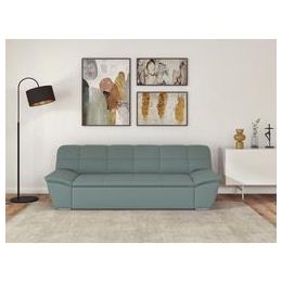 3-Sitzer DOMO collection "Splash" Sofas Gr. B/H/T: 232cm x 76cm x 96cm, Struktur fein, Aus FSC-zertifiziertem Holzwerkstoff, grün (mint) Sofas