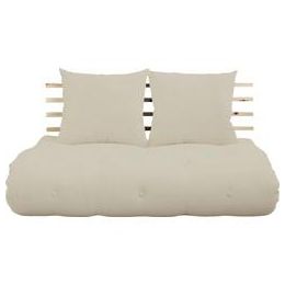 Schlafsofa KARUP DESIGN "Shinsano" Sofas Gr. B: 140cm, Gestell natur, beige