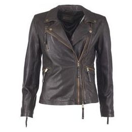 Bikerjacke JCC "7080" Gr. 42, braun Damen Jacken