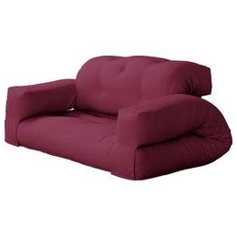 Schlafsofa KARUP DESIGN "Hippo" Sofas Gr. B: 140cm, bunt (bordeauxrot)