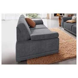 Sit & More 2,5-Sitzer SIT & MORE "Coria" Sofas Gr. B/H/T: 191cm x 80cm x 99cm, Luxus-Microfaser ALTARA NUBUCK, grau (dunkelgrau)