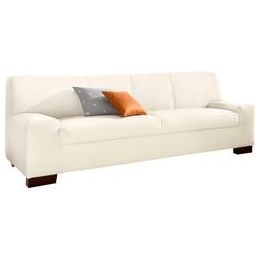 2-Sitzer DOMO collection "Norma" Sofas Gr. B/H/T: 192cm x 74cm x 85cm, NaturLEDER, ohne Funktion, beige (porzellan)