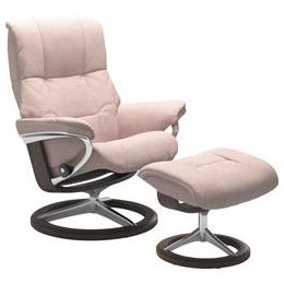 Relaxsessel stressless "Mayfair", pink (light pink q2 faron), B:83cm H:102cm T:73cm, Leder BATICK: BATICK ist ein leicht korrigiertes, durchgefärbtes und genarbtes Möbelleder, bei dem die meisten Unebenheiten und Spuren in der Regel entfernt wurden., Leder PALOMA: PALOMA ist ein durchgefärbtes Semianilin-Möbelleder mit natürlicher Narbung., ROHLEDER Stoff Q2 FARON: Ein fester zuverlässiger Bouclu0