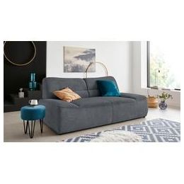 2-Sitzer DOMO collection "Cesena", grau (steel), B:200cm H:81cm T:109cm, Sofas