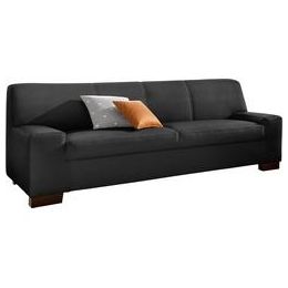 2-Sitzer DOMO collection "Norma" Sofas Gr. B/H/T: 192cm x 74cm x 85cm, Kunstleder SOFTLUX, ohne Funktion, schwarz