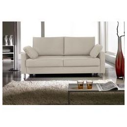 Schlafsofa Bali "Halifax" Sofas Gr. B/H/T: 166cm x 90cm x 95cm, Flachgewebe, Bultex Komfortpolsterung im Sitzteil, beige (sand)