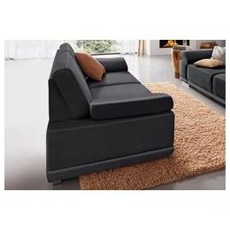 Sit & More 2,5-Sitzer SIT & MORE "Coria" Sofas Gr. B/H/T: 191cm x 80cm x 99cm, Kunstleder SOFTLUX, schwarz