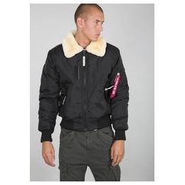 Bomberjacke Alpha Industries "INJECTOR III" Gr. L, schwarz Herren Jacken