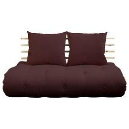 Schlafsofa KARUP DESIGN "Shinsano" Sofas Gr. B: 140cm, Gestell natur, braun