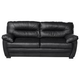 2,5-Sitzer COTTA "Royale" Sofas Gr. B/H/T: 190cm x 86cm x 90cm, Luxus-Kunstleder, schwarz