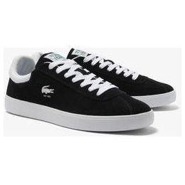Sneaker LACOSTE "BASESHOT 223 1 SMA" Gr. 43, schwarz-weiß (schwarz, weiß) Schuhe Schnürhalbschuhe