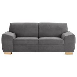 2-Sitzer DOMO collection "Incanto", grau, B:200cm H:81cm T:89cm, Sofas