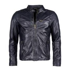 Lederjacke Maze "Puckham" Gr. L, blau Herren Jacken