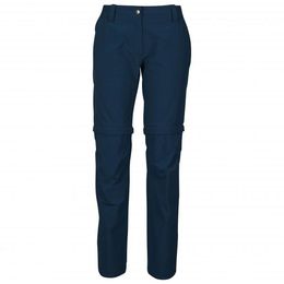 Vaude - Women's Farley Stretch Zip Off Pants II - Trekkinghose Gr 34 - Short blau