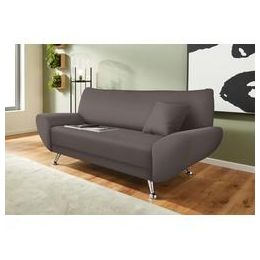 2-Sitzer Inosign "Saltare" Sofas Gr. B/H/T: 174cm x 78cm x 82cm, Kunstleder SOFTLUX, grau