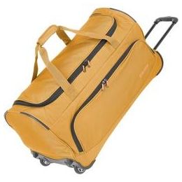 Travelite Basics Fresh Trolley Reisetasche 70 cm 2 Rollen - Gelb