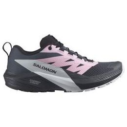 Trailrunningschuh SALOMON "SENSE RIDE 5 W" Gr. 42, rosa (grau, mint) Schuhe Laufschuh Sportschuh Sneaker