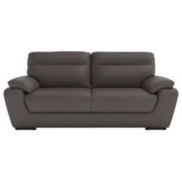 2-Sitzer Home Affaire "Brandy" Sofas Gr. B/H/T: 210 cm x 95 cm x 100 cm, Leder PAMPAS, braun (cocoa)