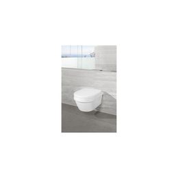 Villeroy & Boch Villeroy & Boch WC-Sitz Compact Architectura 360x415x55mm Oval SoftClosing QuickRelease, Weiß Alpin 9M66S201