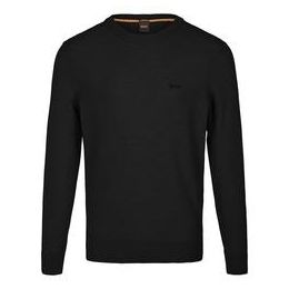 Rundhals-Pullover BOSS schwarz, 56