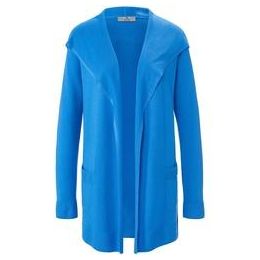 Strickjacke Kapuze Peter Hahn PURE EDITION blau, 36