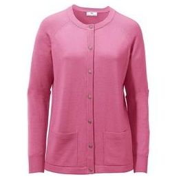 Strickjacke aus 100%Schurwolle Pure Tasmanian Wool Peter Hahn rosé, 38