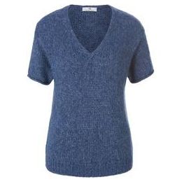 V-Pullover Peter Hahn blau, 46