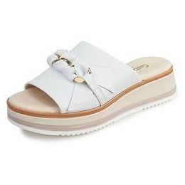 Plateau-Pantolette Gabor Comfort weiss, 42