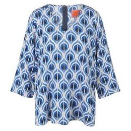 LIEBLINGSSTÜCK Bluse V-Ausschnitt LIEBLINGSSTÜCK blau, 36