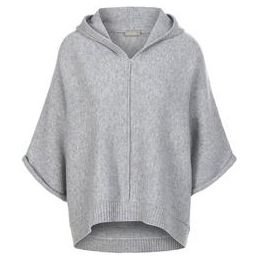 Hoodie-Pullover aus Schurwolle und Kaschmir include grau, 36