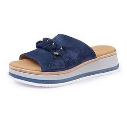 Plateau-Pantolette Gabor Comfort blau, 38,5